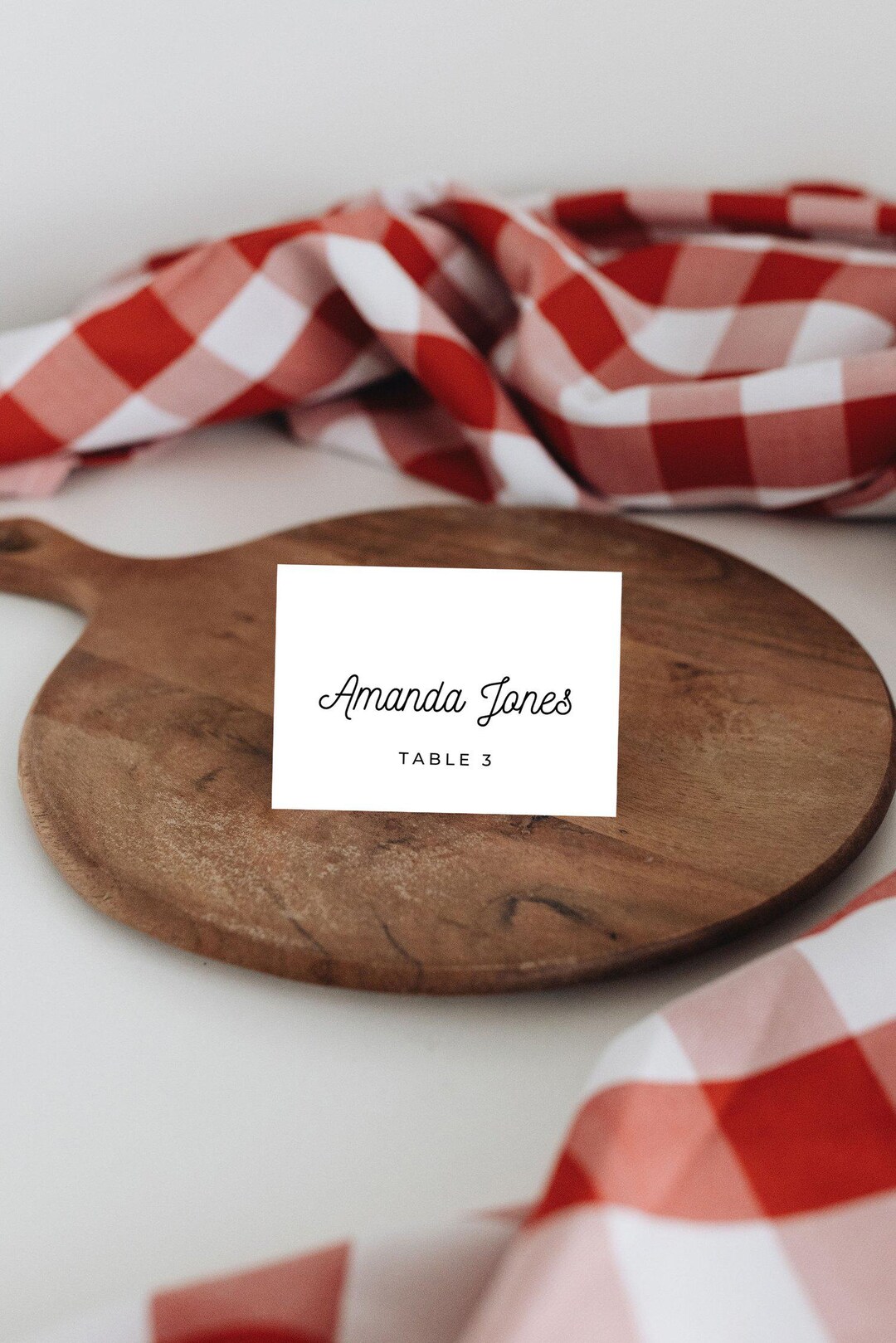 Wedding Rehearsal Dinner Place Cards, Unique Pizza Party Wedding ...