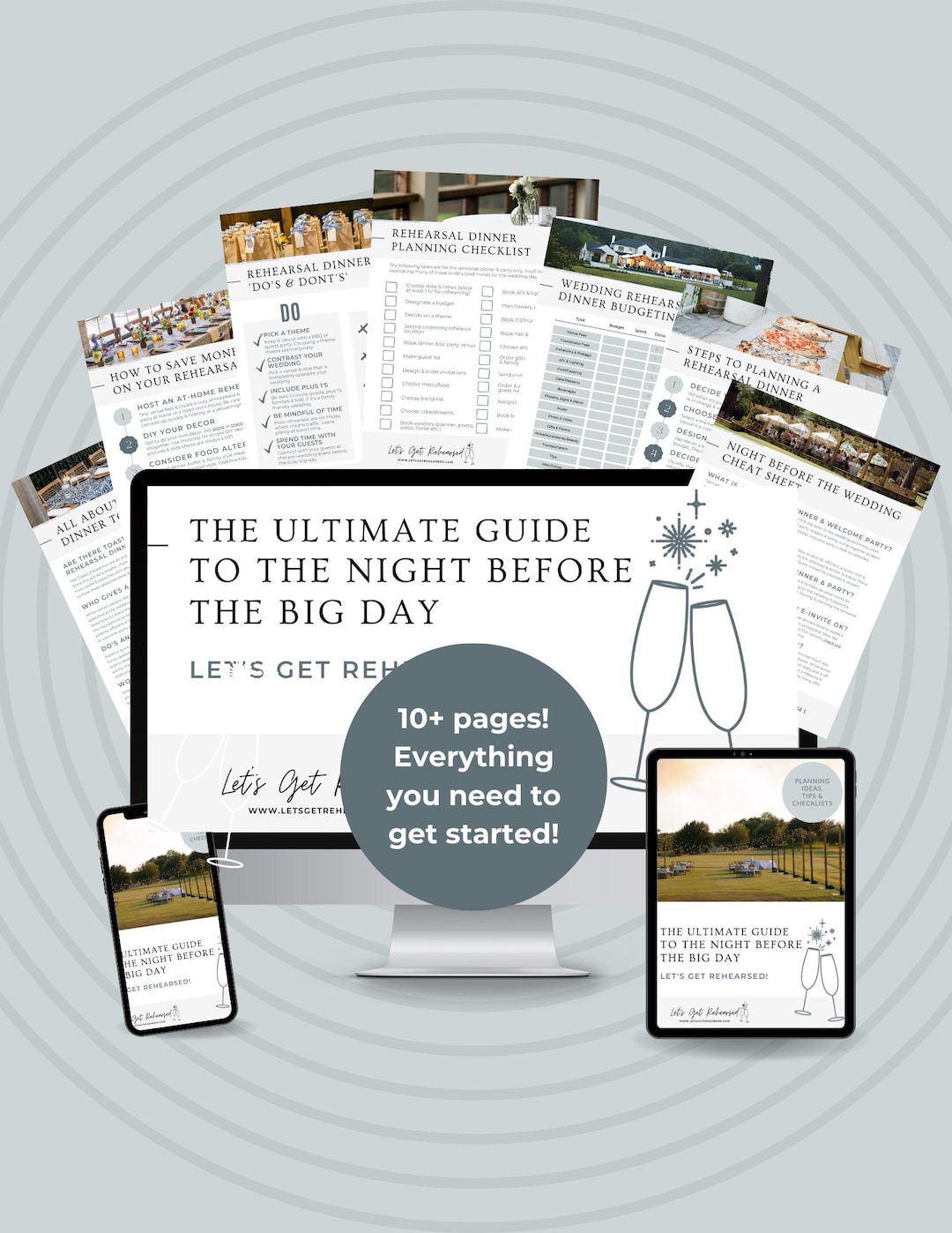 Night Before Checklist, Wedding Rehearsal Dinner Planning Guide ...