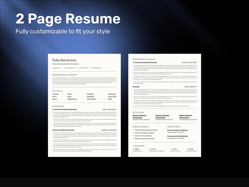 Resume for Applicant Tracking Systems, Minimal and Effective CV Design ...