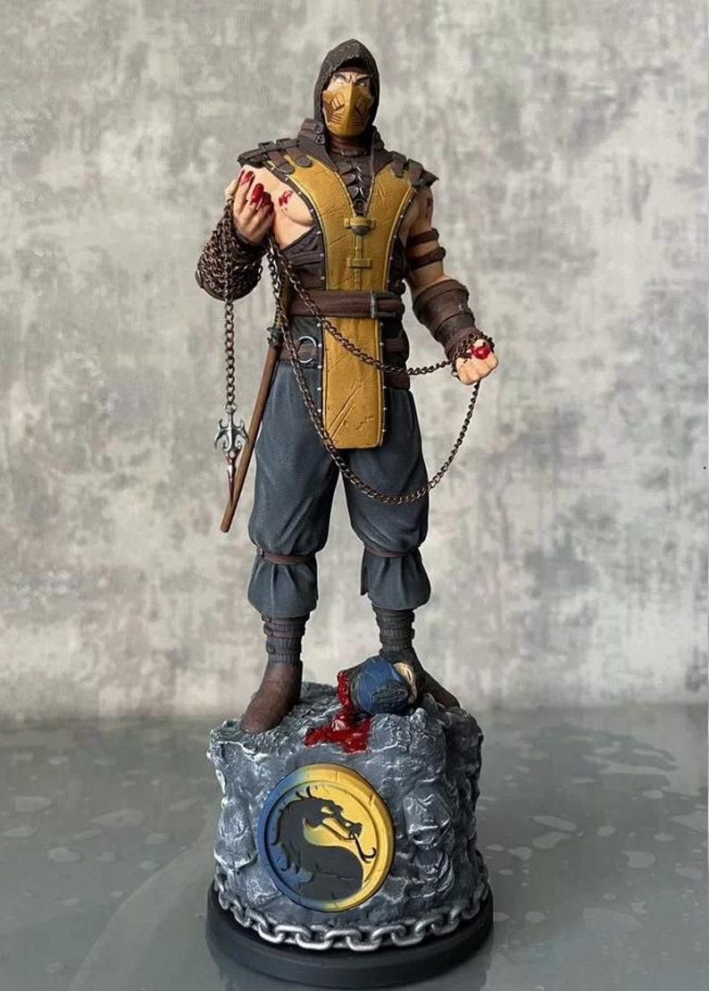 Scorpion - Mortal Kombat X - Statue - 3D Model - Stl File for 3D ...
