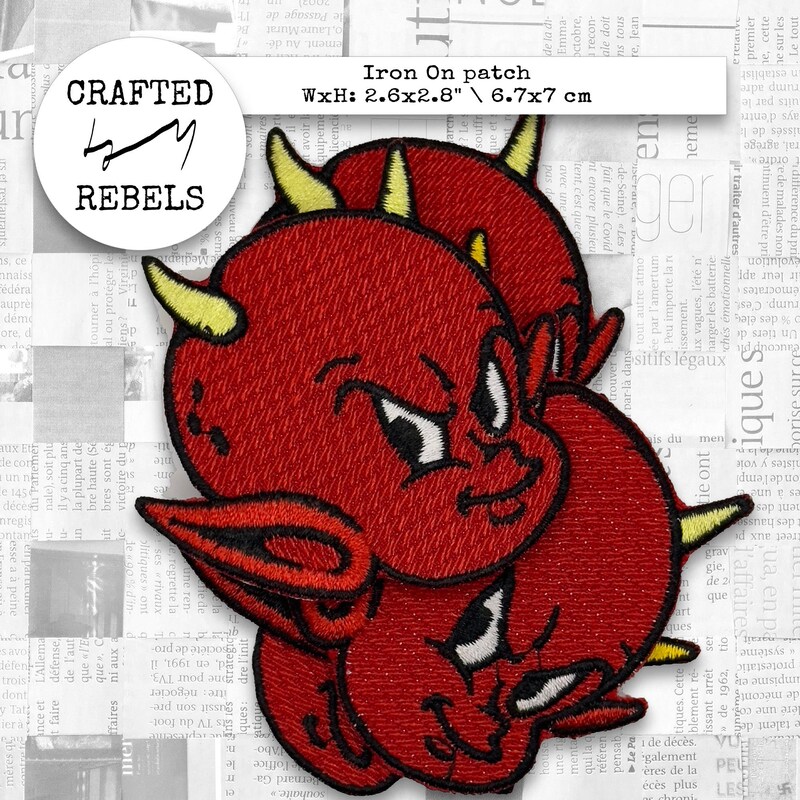 Red Devil Patch - Etsy