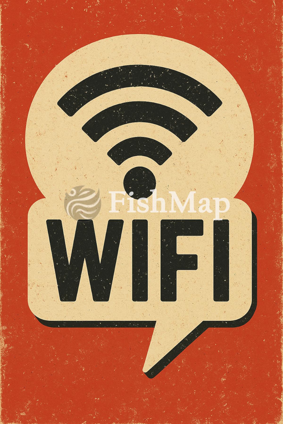 Wifi Poster *set of 4* | Retro | | Wi-fi Wall Art, Trendy Poster, Wifi ...
