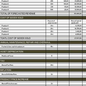 5-year Financial Plan Excel Template | Business Budget & Forecast ...