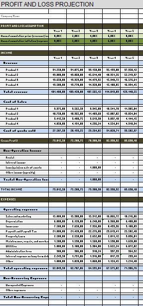 5-year Financial Plan Excel Template | Business Budget & Forecast ...