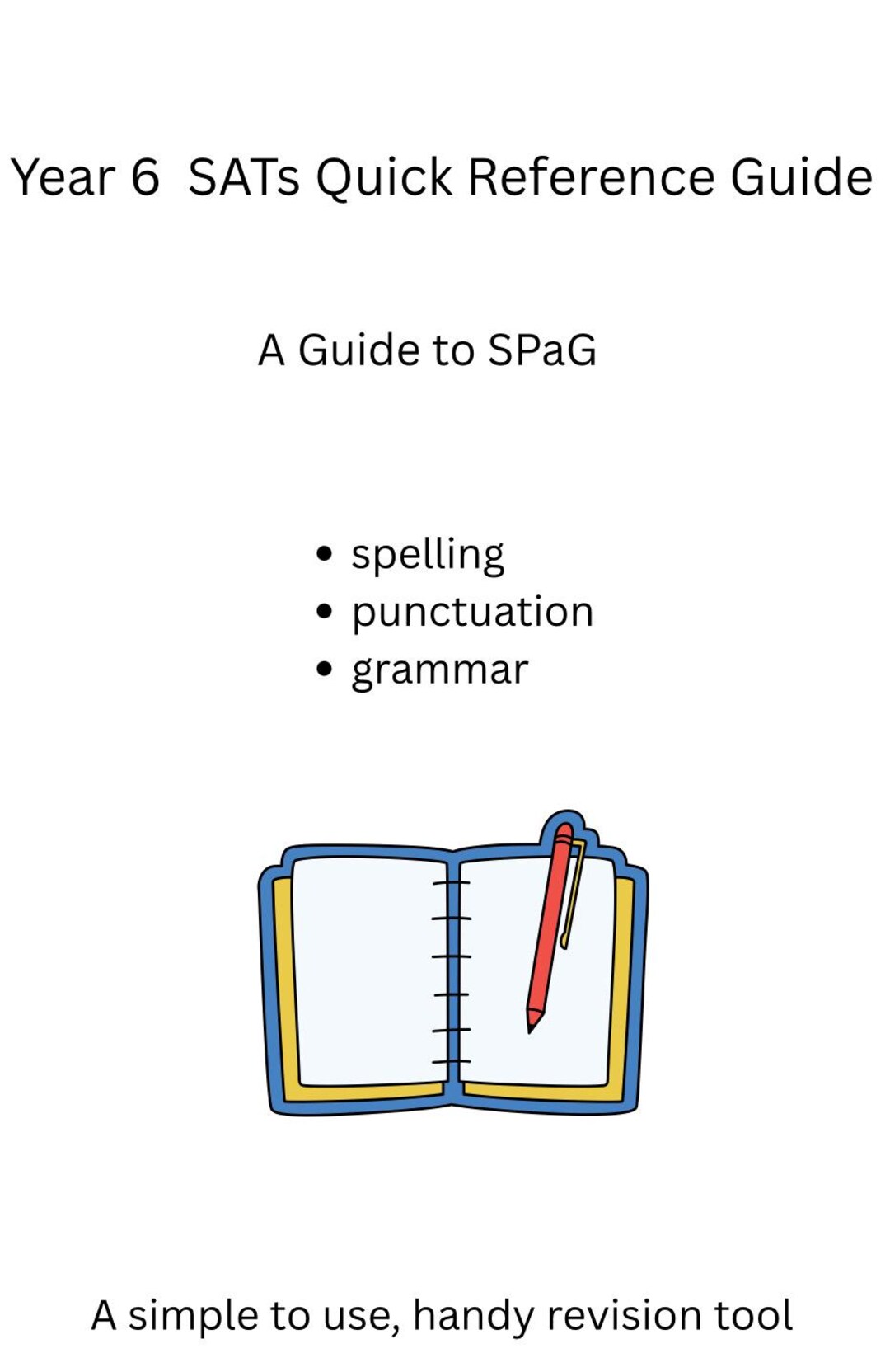 Ultimate Year 6 Sats Spag Reference Guide for Exam Success - Etsy