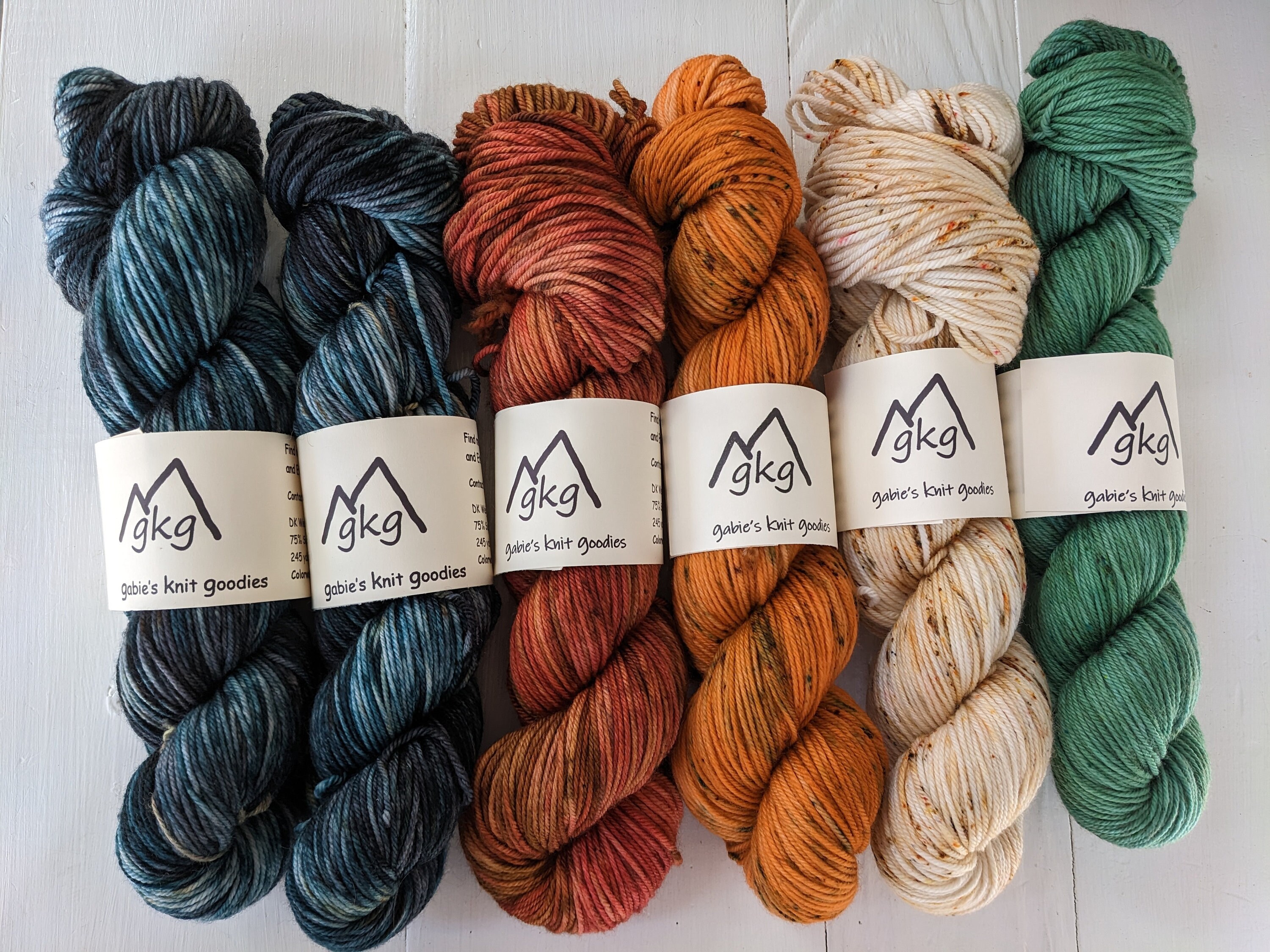 Yarn Kit - Coast to Coast Wrap DK Version Yarn Kit // 75/25 Merino ...