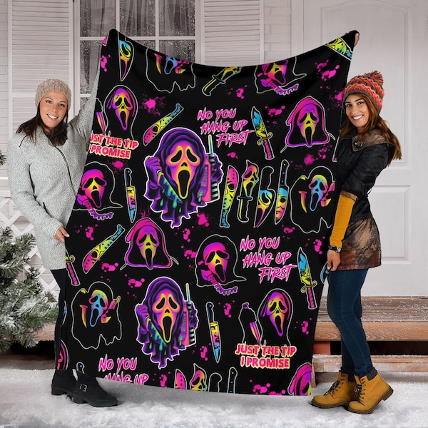 Ghostface Blanket - Etsy