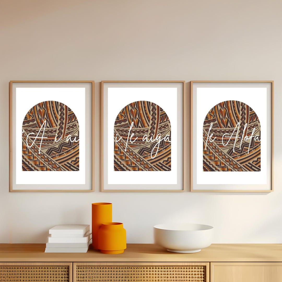 Samoan 'A I Ai I Le Aiga Le Alofa Print - Etsy