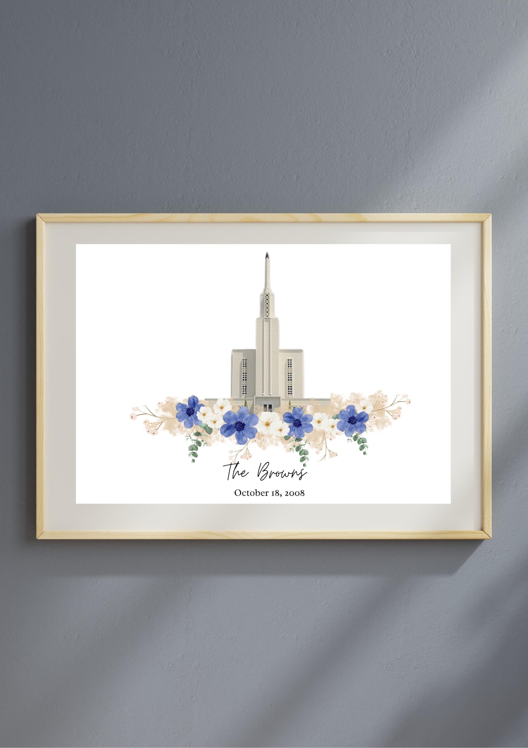 New Zealand Hamilton Temple - Etsy