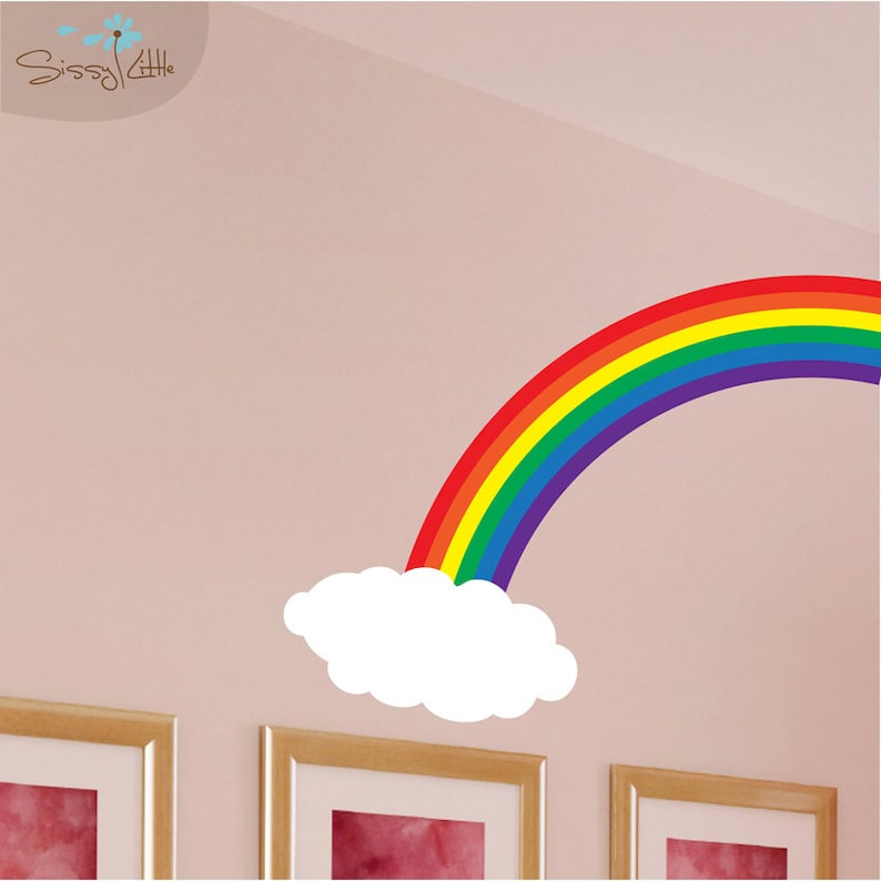 Rainbow Wall Decals - Fun, Bright and Colorful Decor Accessory