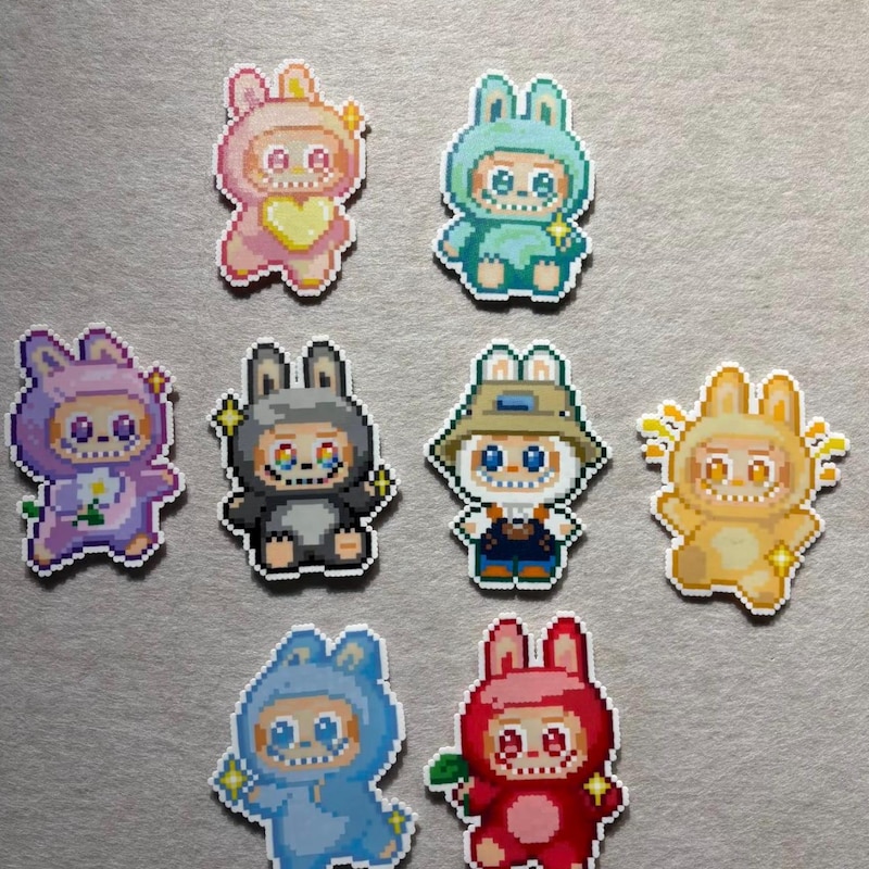 Labubu Perler Bead Pattern - Etsy