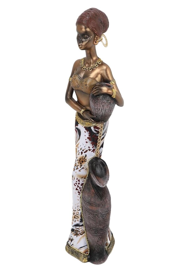 African Figurine | Elegant African Art Sculpture | Sophisticated Home ...