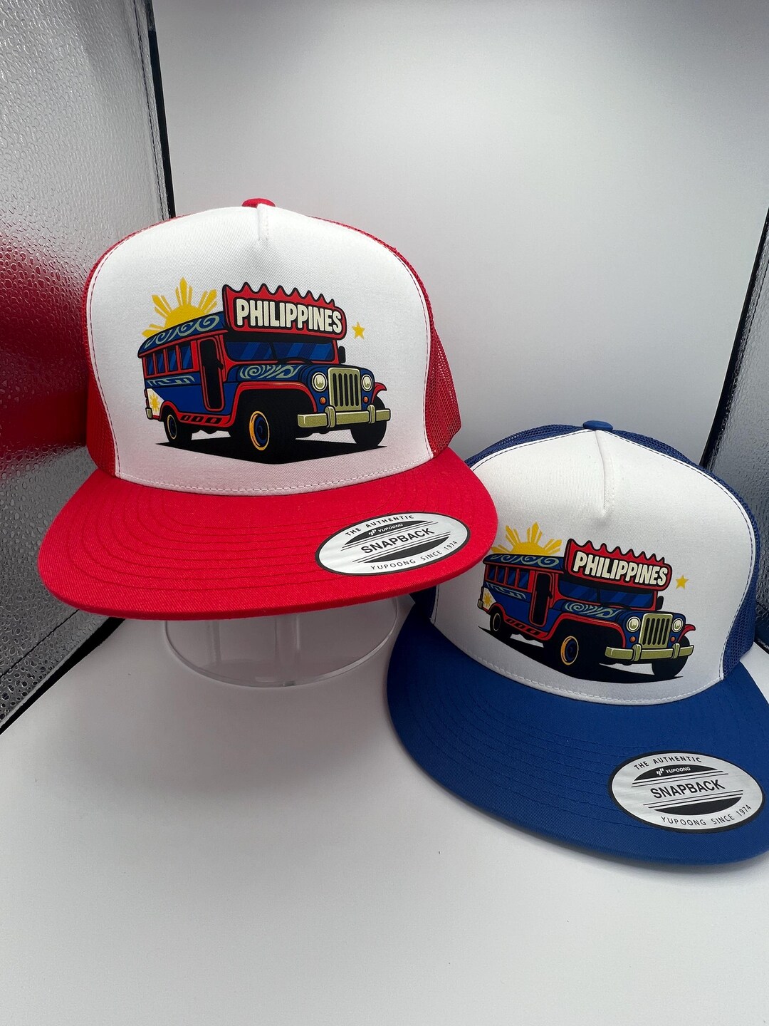 Filipino Jeepney Snapback Hat: Yupoong 5-panel, Pinoy Heritage Design ...