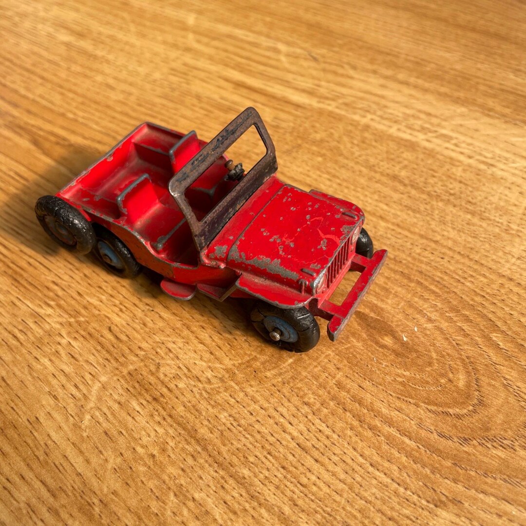 Dinky Toys Jeep 25y Meccano 1954 Diecast Vintage Car Collectibles Red ...