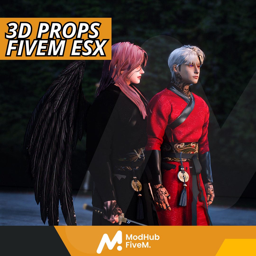 Fivem Props | 3D Props ESX | Support Ox_inventory | GTA V Fivem ...