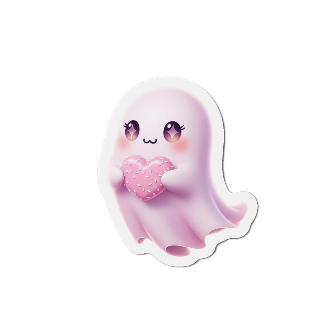 Adorable Ghost Die-cut Magnets: Cute Kawaii Gifts, Whimsical Art - Etsy