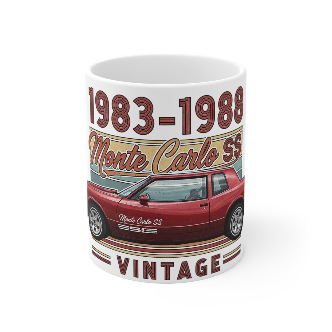 Vintage Monte Carlo SS Mug: Classic Car Enthusiast Gift - Etsy
