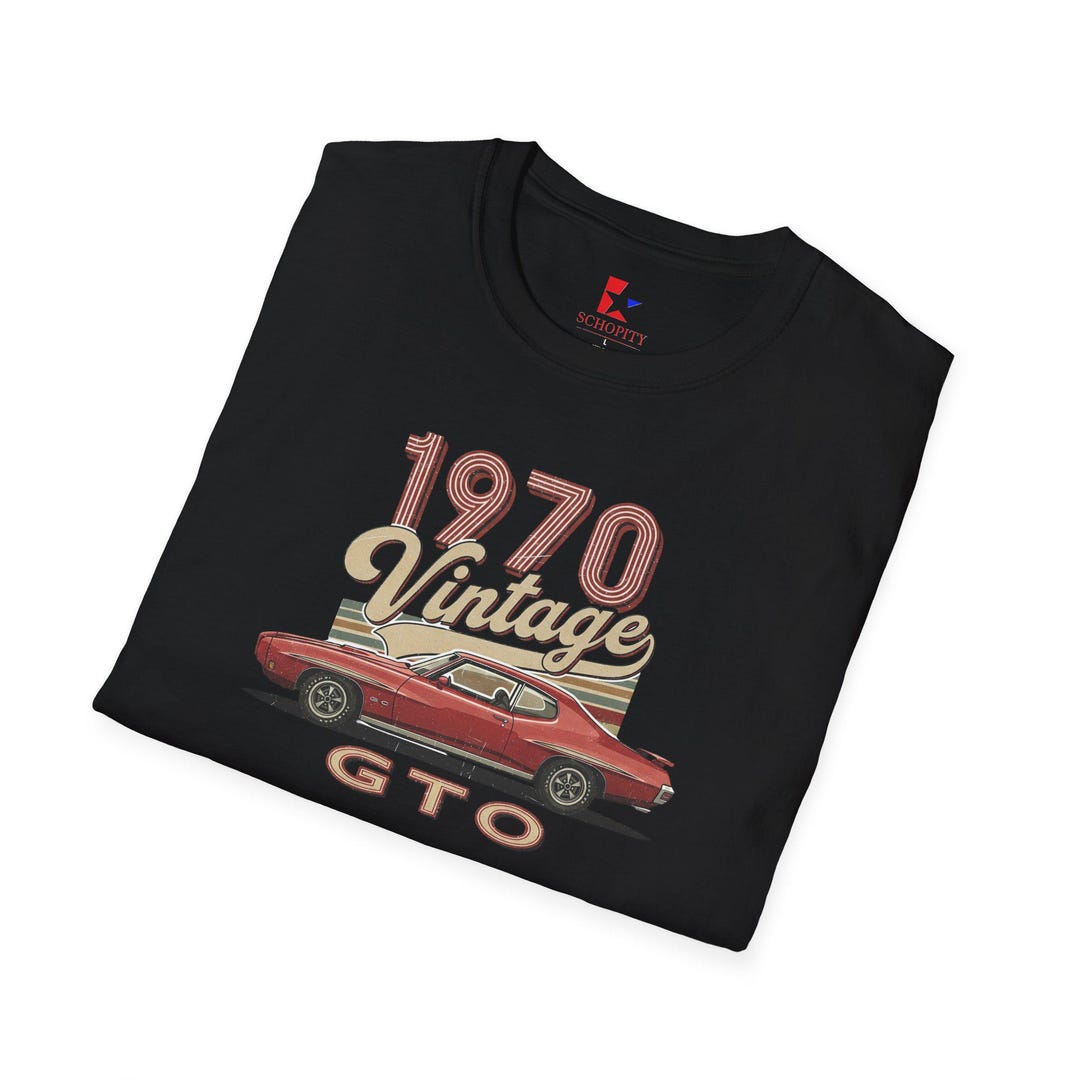 Pontiac GTO, Muscle Car Series, Vintage Car Lover's, Tee for Men ...