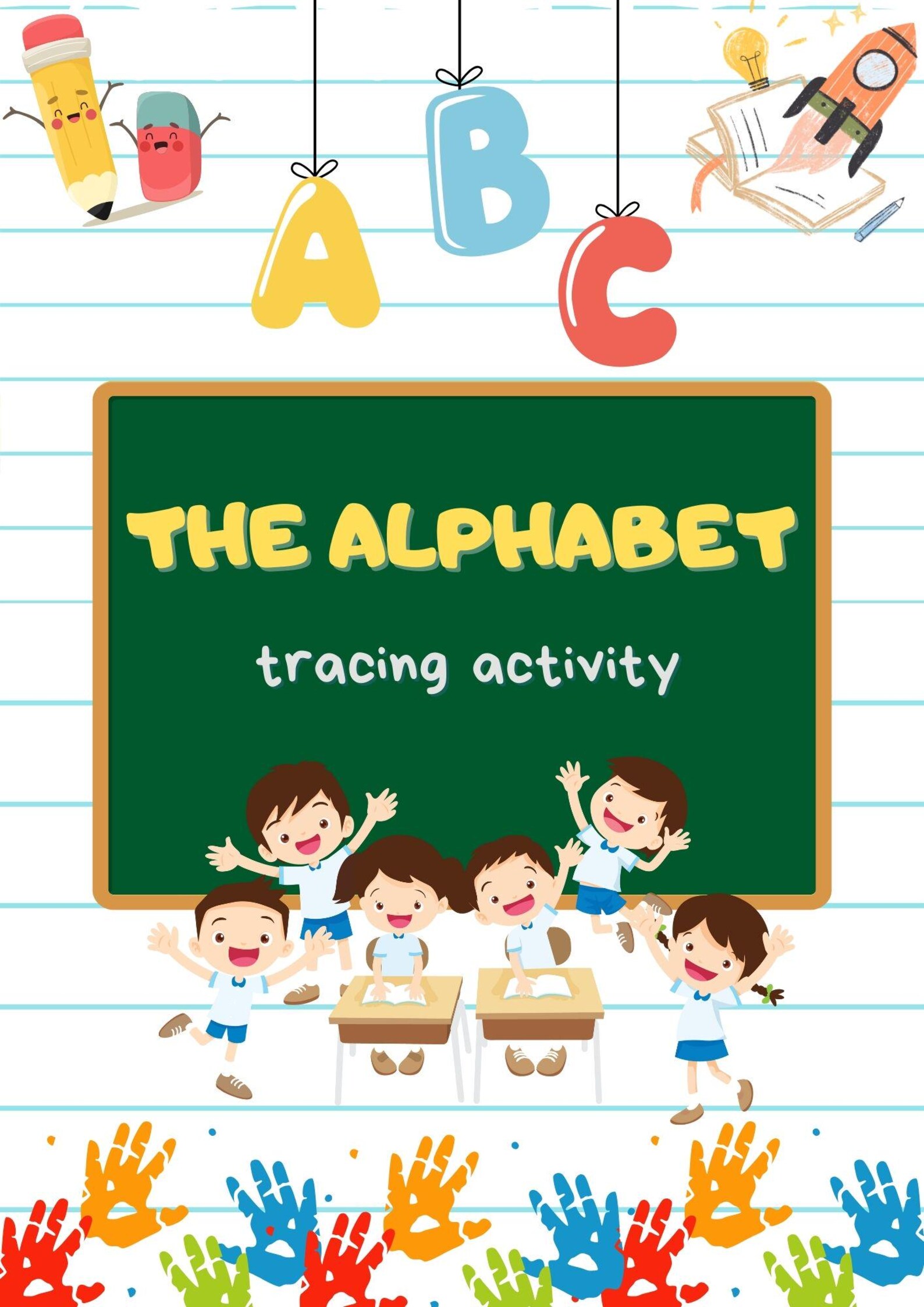 Alphabet Activity Book, Learning A-Z, Practice Tracing and Coloring - Etsy