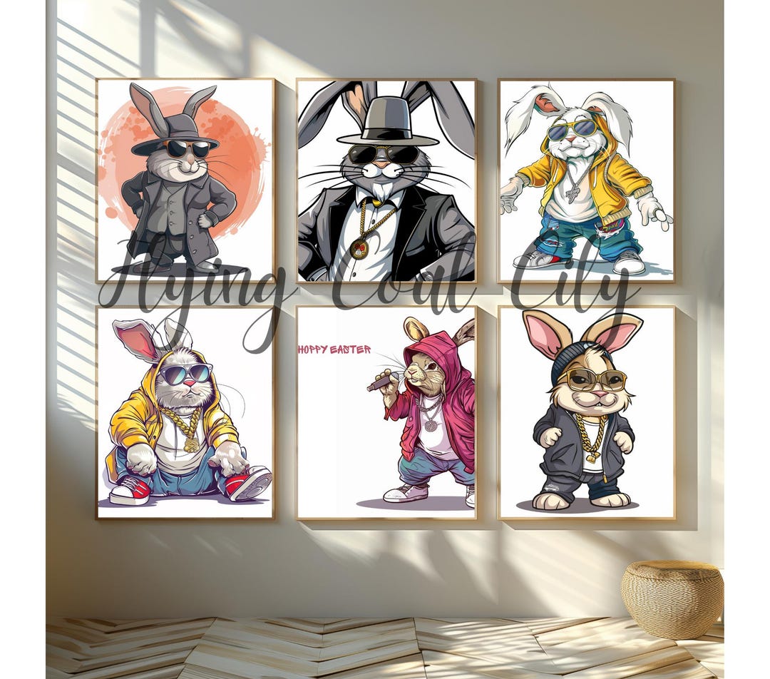 10 Gangsta Easter Bunny Images - Etsy