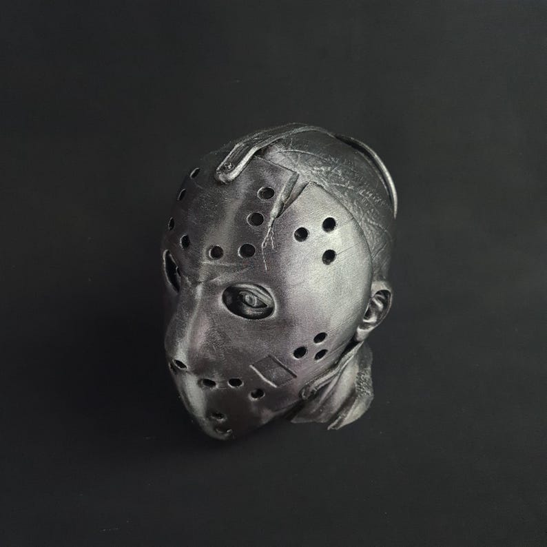 Jason Voorhees Headphone Stand, Friday the 13th Paintable Bust, Headset ...