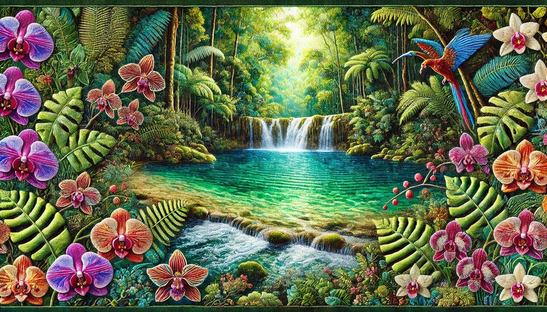 Tropical Rainforest Writing Prompts, AI Art Prompts, Lush Jungle Scenes ...