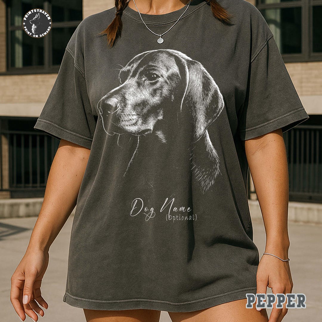 Custom Redbone Coonhound Comfort Colors Shirt: Personalized Dog Lover ...