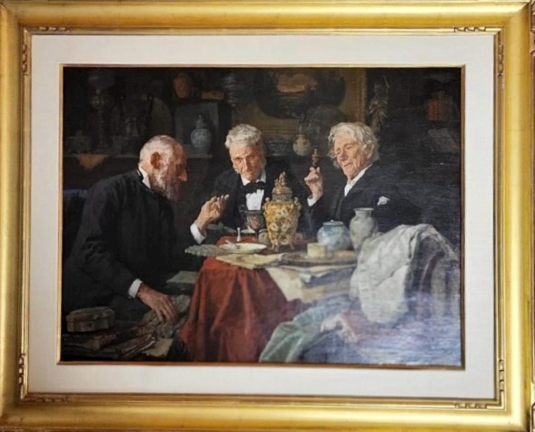 Louis Charles Moeller (1855-1930) Original Oil Painting "the ...