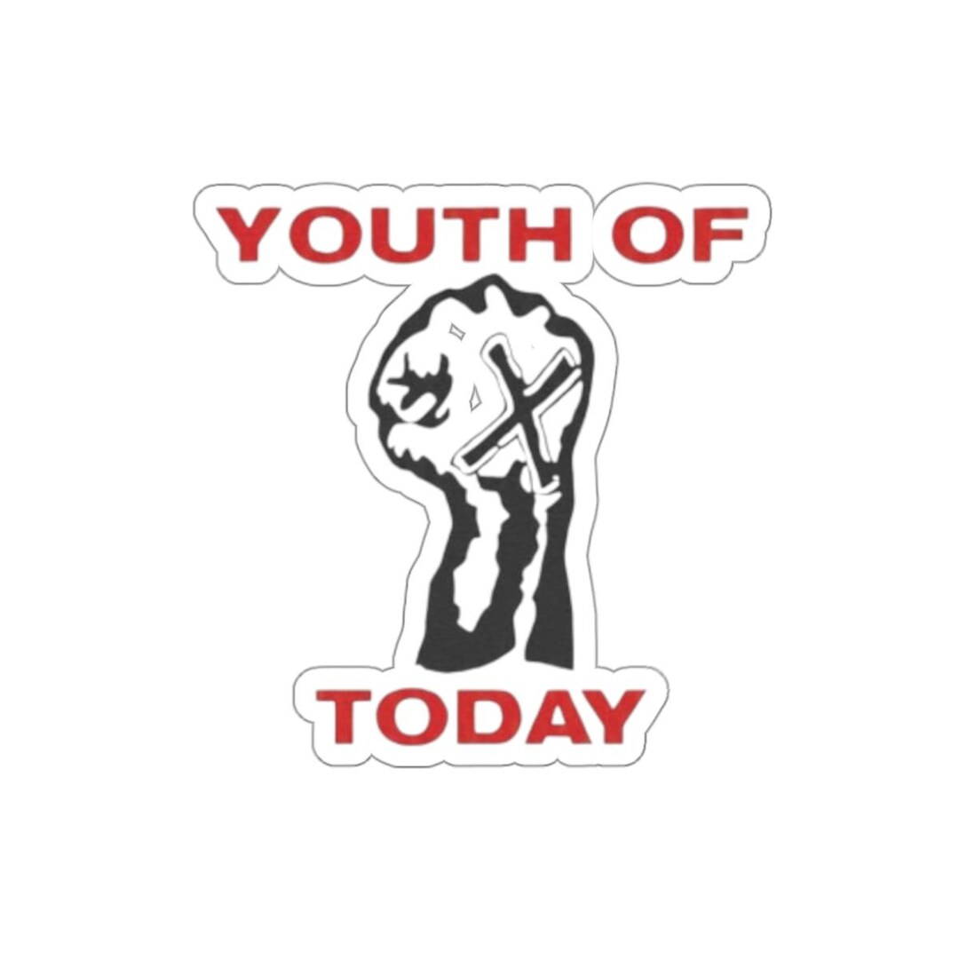 Youth of Today Straight Edge Sticker | Hardcore Punk Die-cut - Etsy