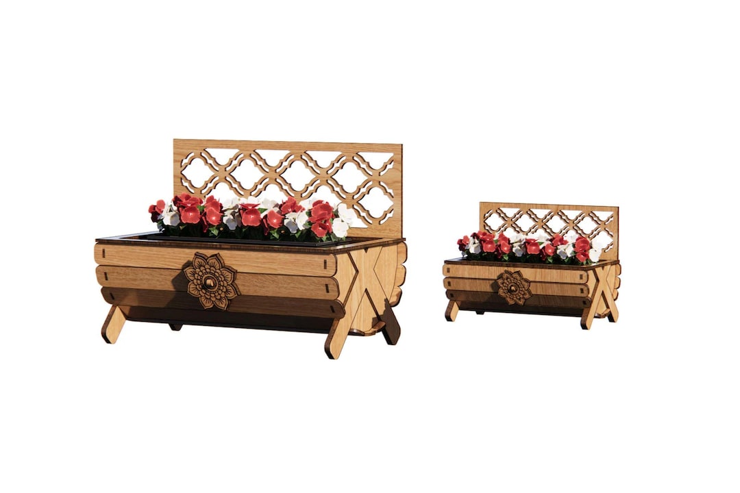 Laser Files Succulent Pots Flower Pot Small and Large Size Box / Svg ...