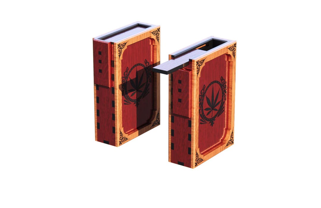 Laser Cut Cigarette Case File – Sliding Lock Cigar Box SVG DXF EPS - Etsy
