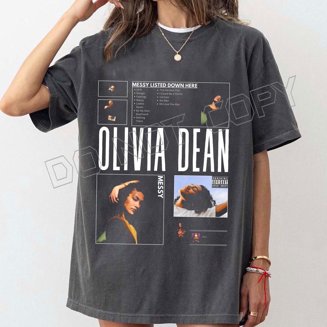 Comfort Colors Olivia Dean Merch the Art of Loving LIVE Tour 2025 ...