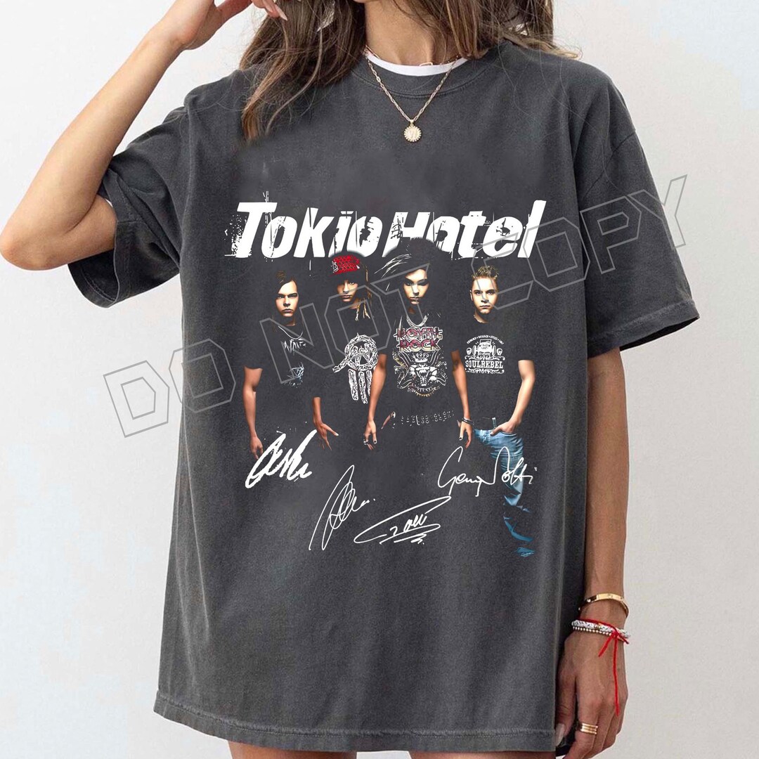 Comfort Colors Tokoi Shirt, Tokoi Retro Graphic T-shirt Tokio , Hotel ...