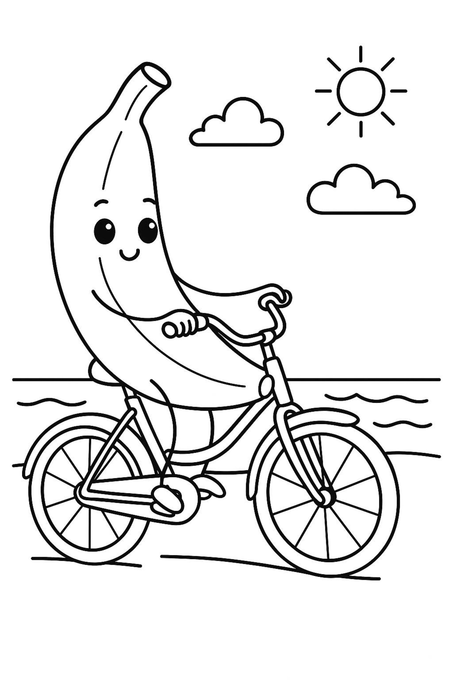 Summer Fruit Coloring Pages PDF | Printable Kids Activity | Cute Fruit ...