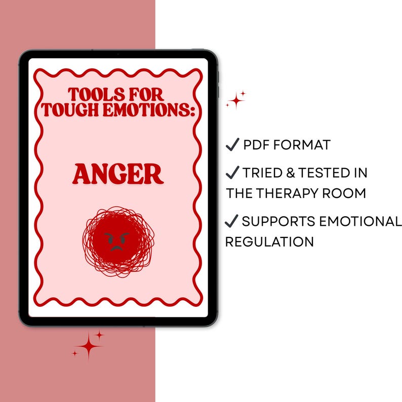 Anger Management Worksheets for Kids | Emotional Regulation Activities ...