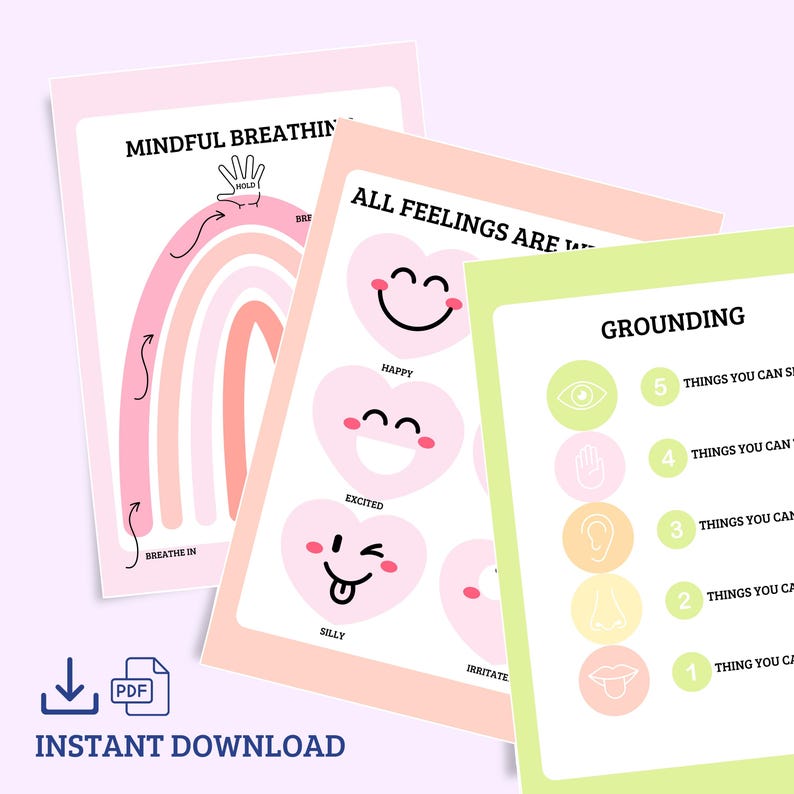 Calming Corner Printables – Emotional Regulation & Mindfulness Posters ...