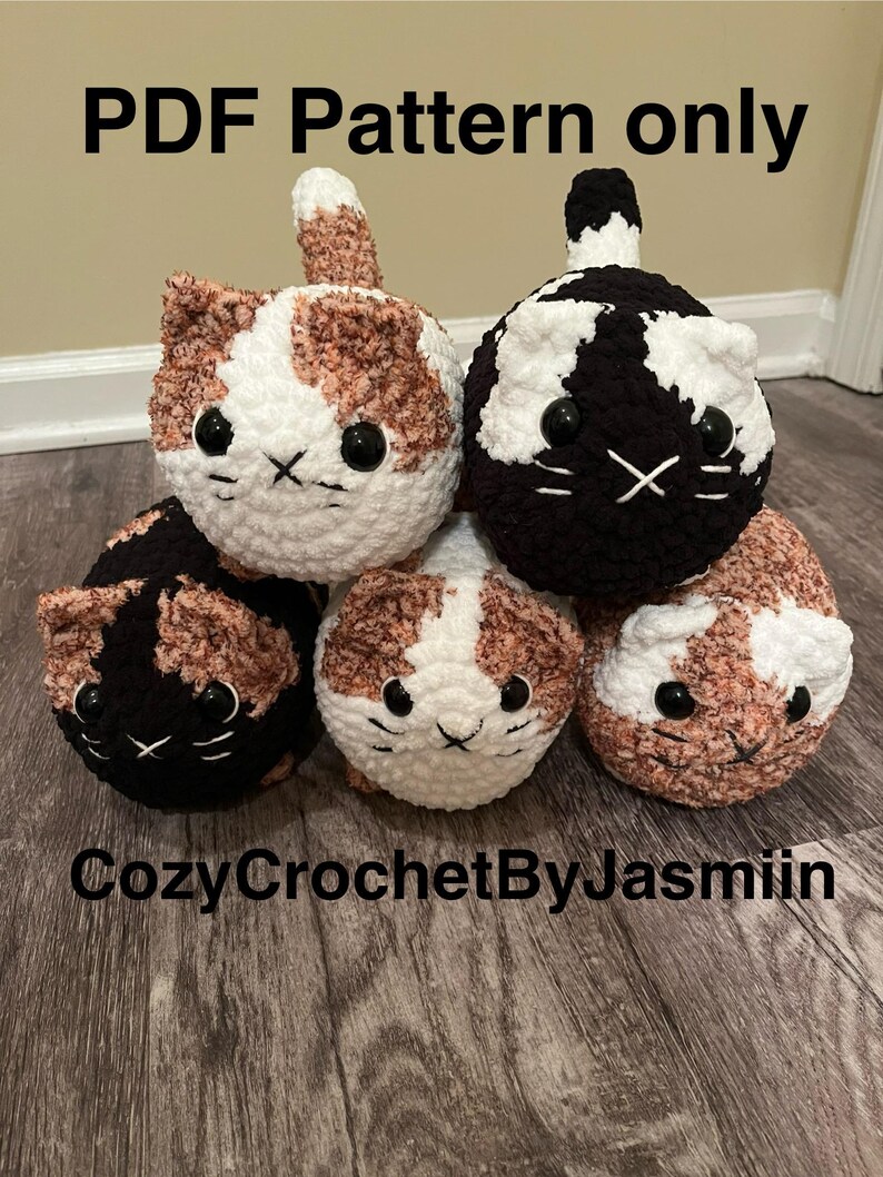 Loaf Cat Crochet Pattern - Etsy