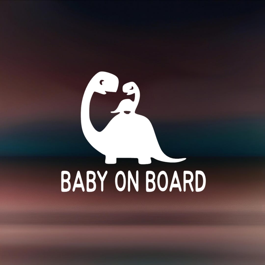 Baby on Board Vehicle Vinyl Decal: for Moms and Dads - Etsy