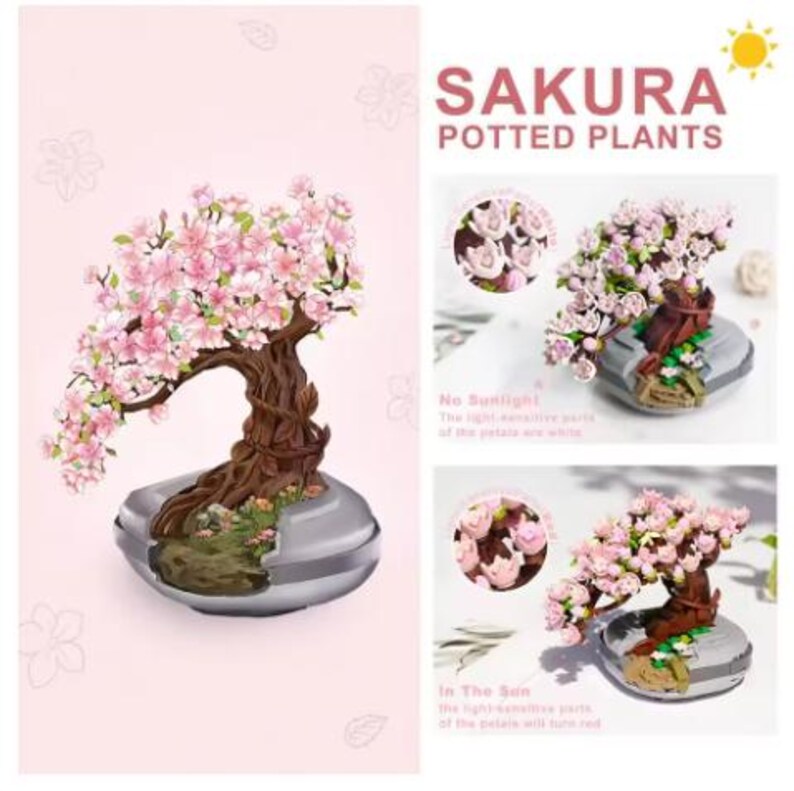 Cherry Blossom Tree Lego-style | DIY Sakura Tree Model | Romantic ...
