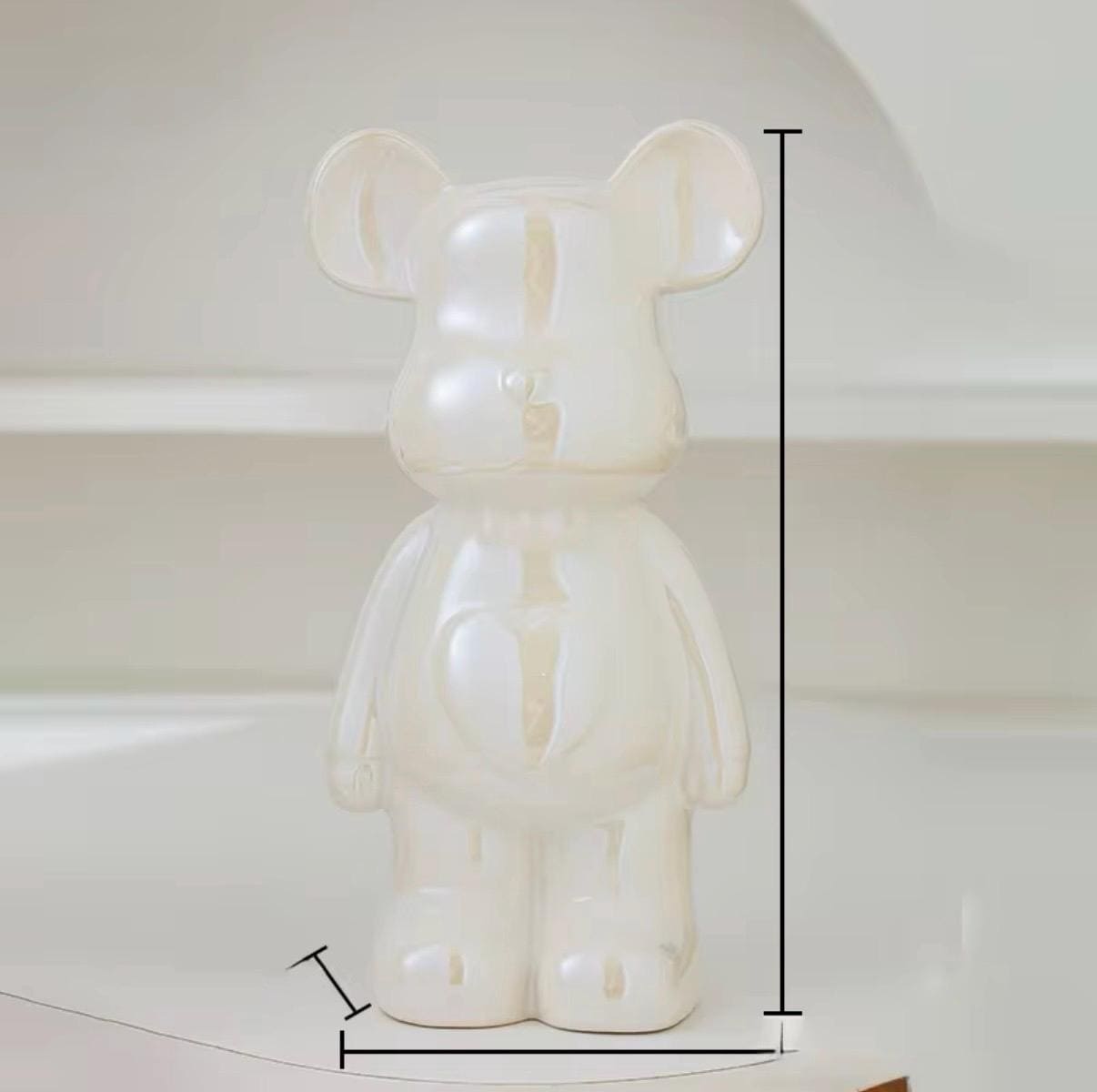Ceramic Bear Statue – Nordic Style Decorative Figurine (teddy Bear ...