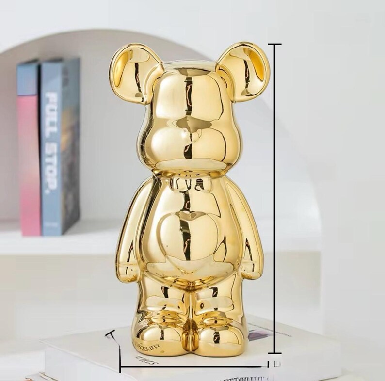 Ceramic Bear Statue – Nordic Style Decorative Figurine (teddy Bear ...