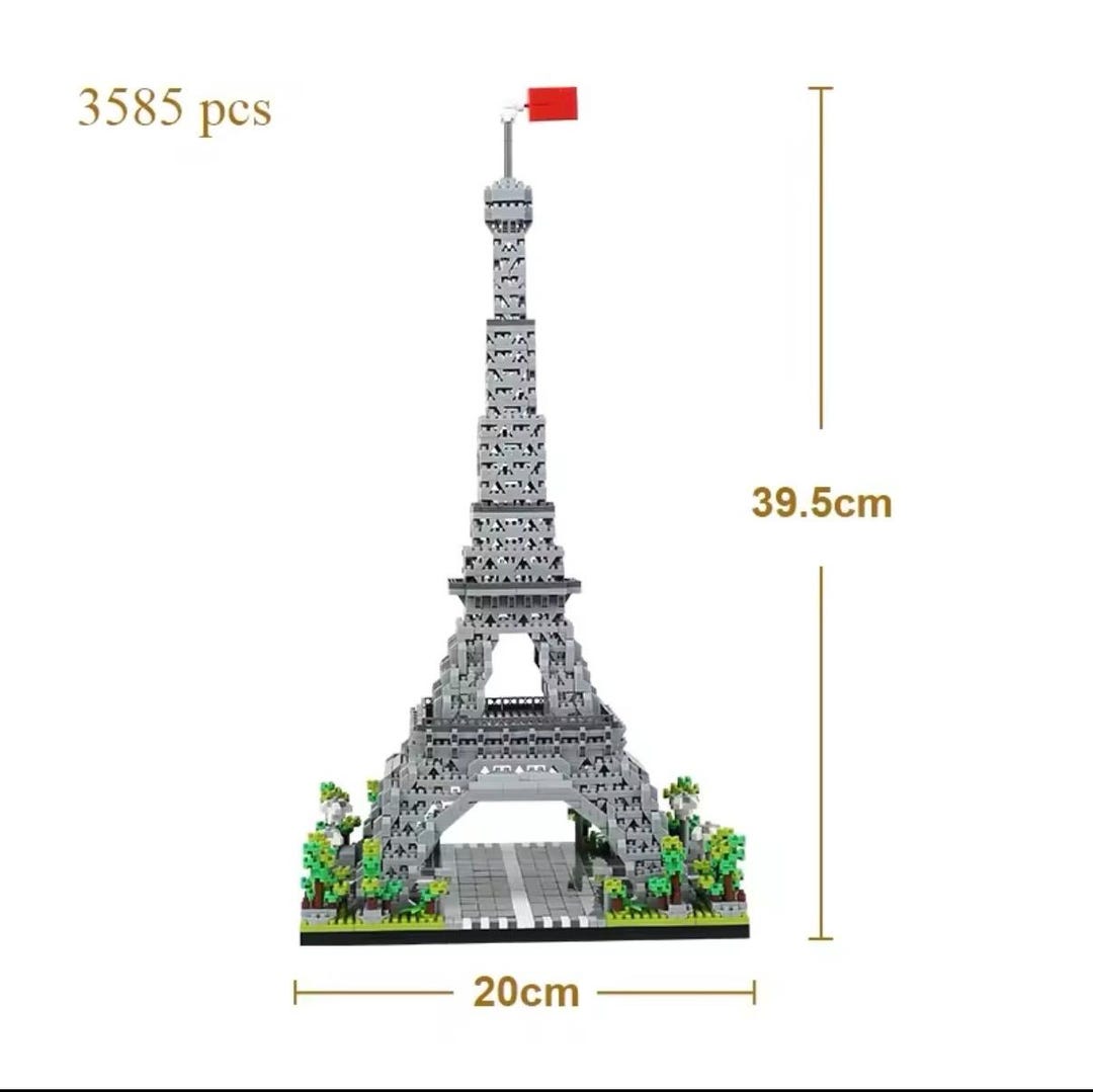 Mini World Landmarks Building Set Bricks (eiffel Tower, Big Ben ...