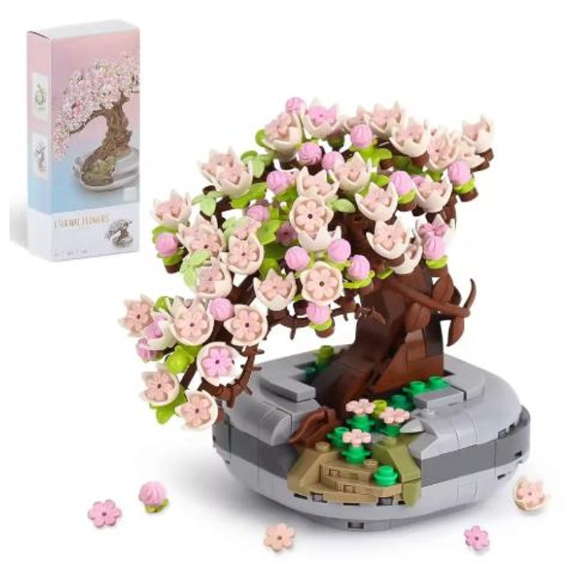 Cherry Blossom Tree Lego-style | DIY Sakura Tree Model | Romantic ...