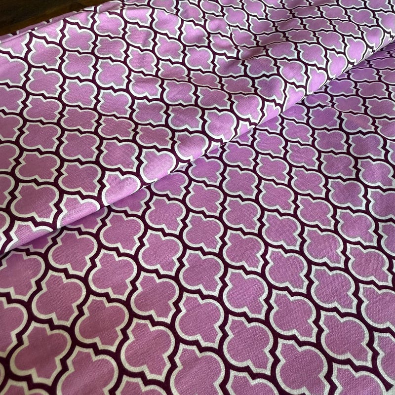 Quatrefoil Fabric - Etsy