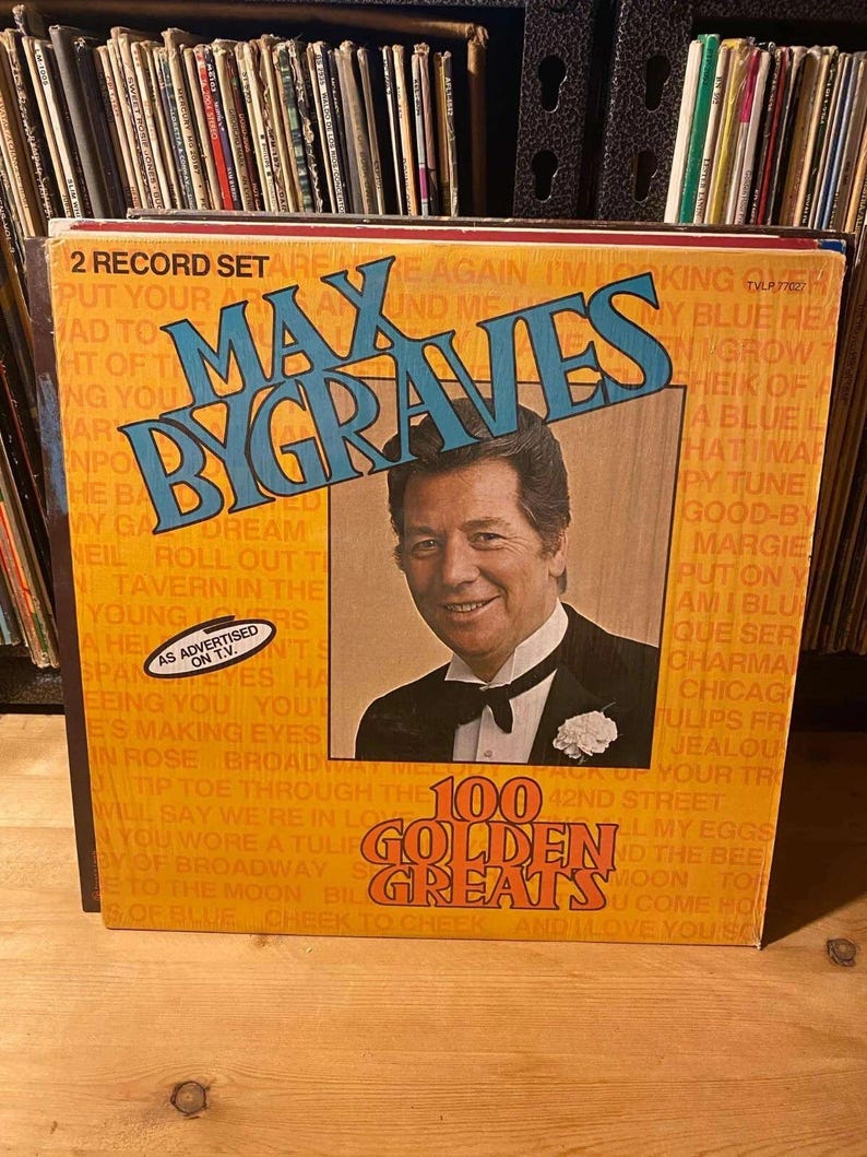 Max Bygraves – 100 Golden Greats Vintage 33rpm VG+ AB37 - Etsy UK