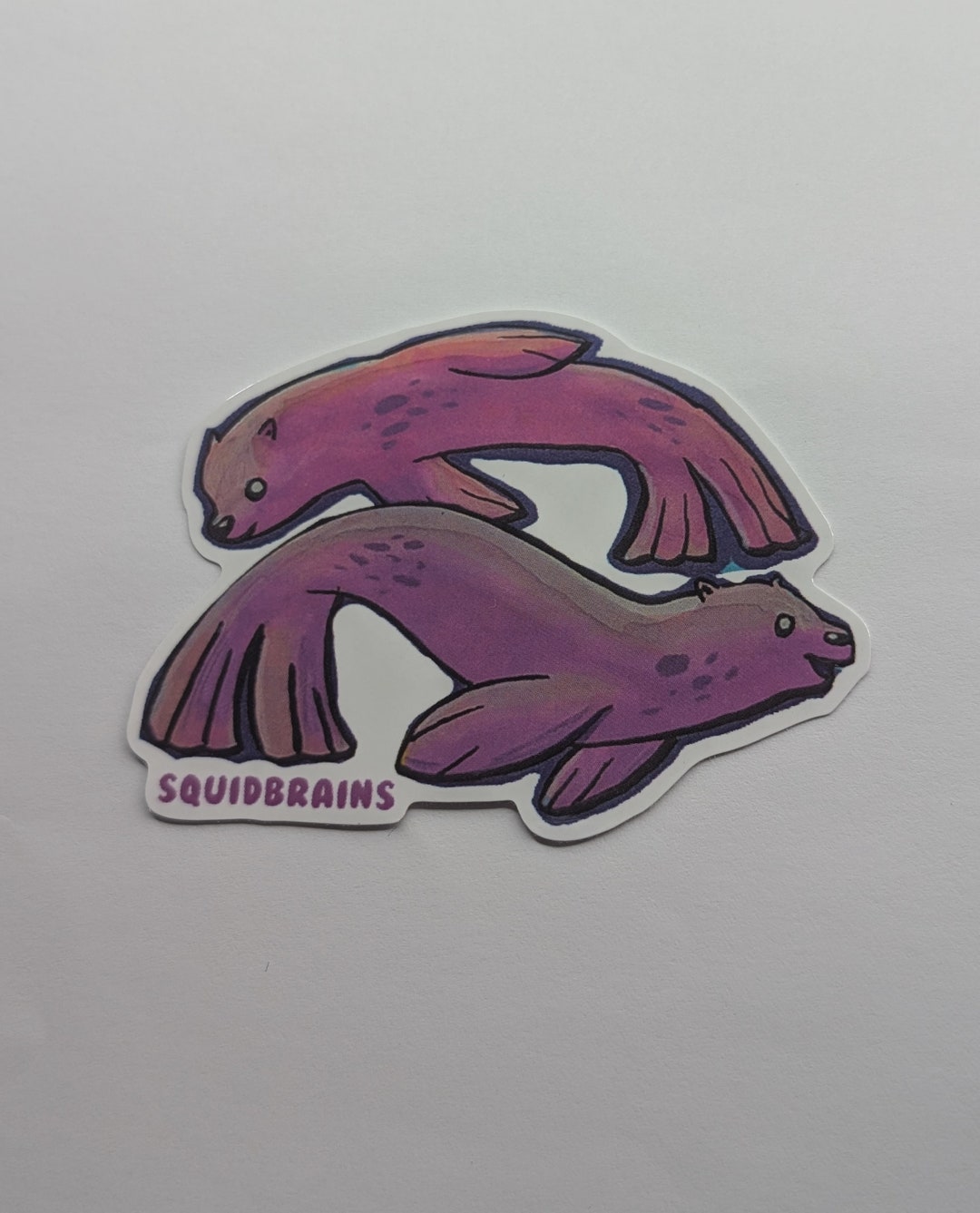 Double Trouble Seals Vinyl Sticker - Etsy