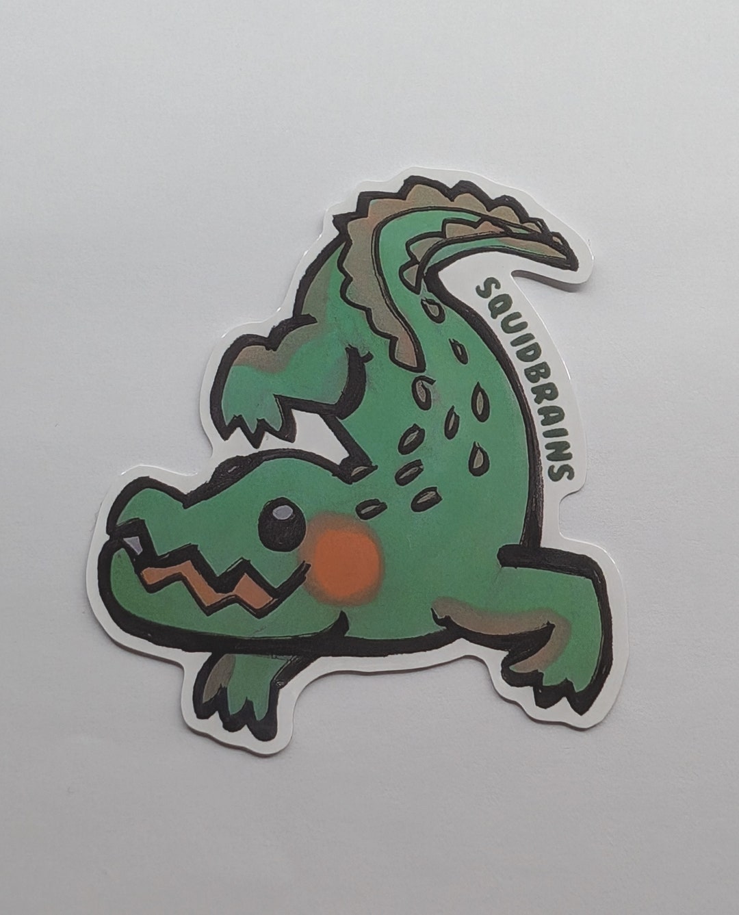 Green Gator Alligator Vinyl Sticker - Etsy