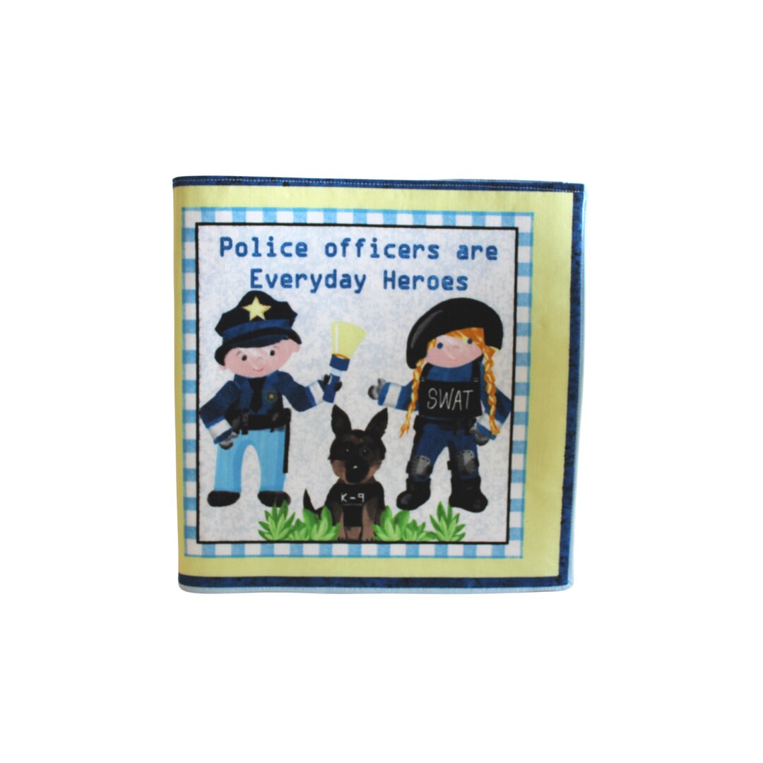 Police Officer Book for Baby Soft Baby Book Fabric Baby - Etsy