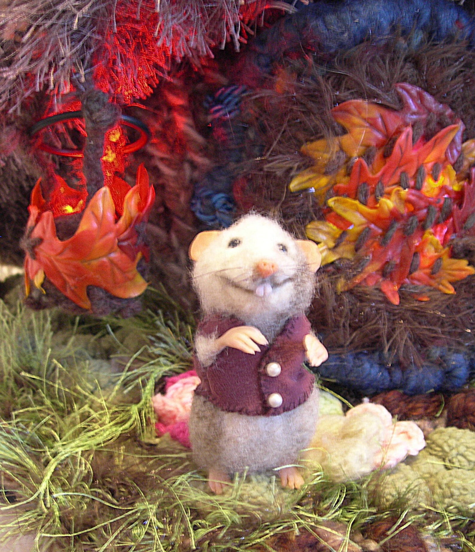 Sale! Halloween WOODLAND Mushroom DORMOUSE Costume Hat - Knit Crochet ...
