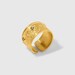 The Last Supper Ring With Diamonds 24kt Yellow Gold and Silver by ...